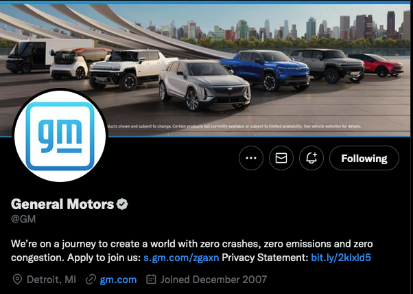 ใช่เหรอ…GM ประกาศหยุดใช้โฆษณาบน Twitter หลัง Elon Musk เข้าซื้อกิจการ | AUTODEFT ข่าวรถยนต์ ...